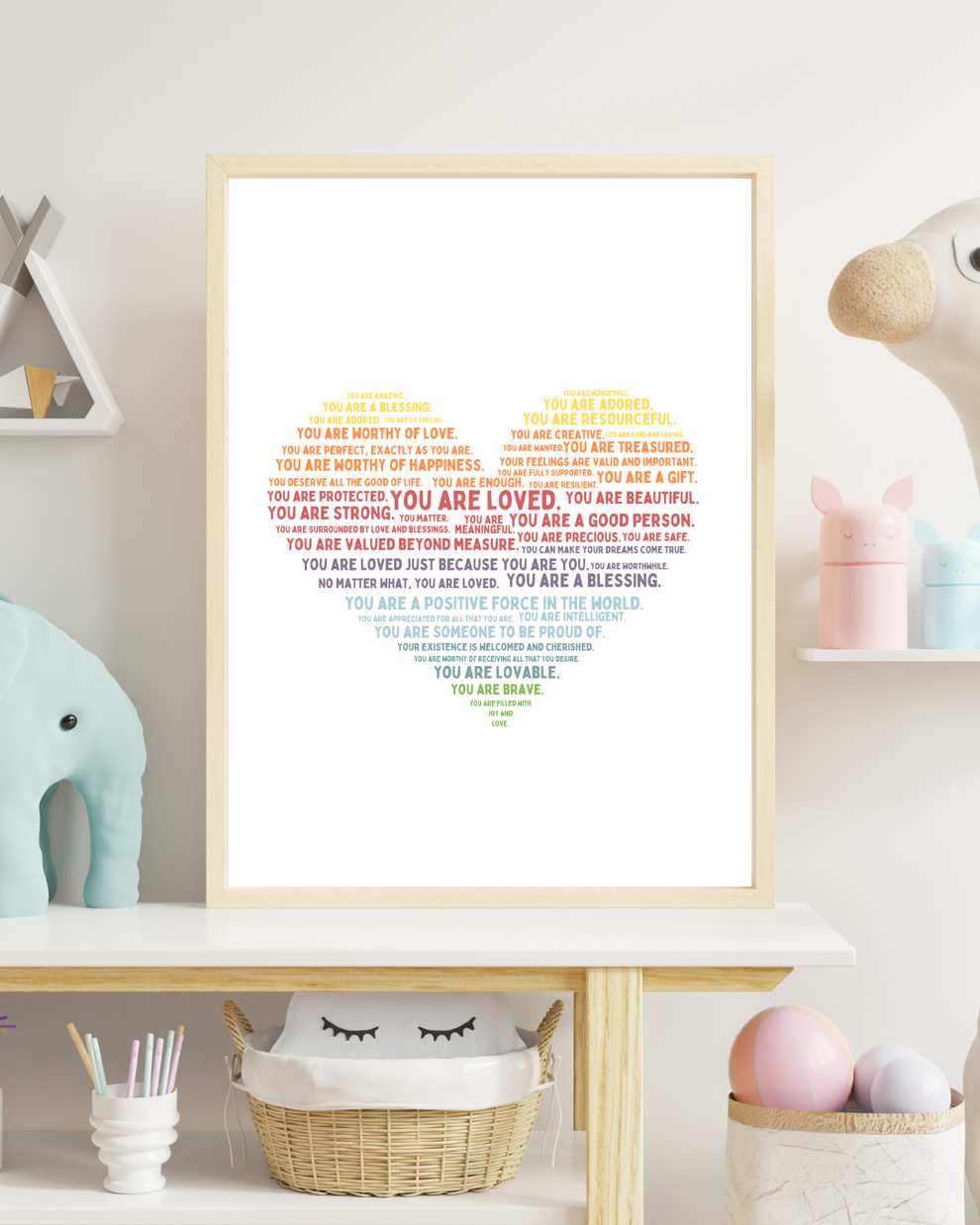 Printable Inner Child Affirmation Poster – Jessica Heslop
